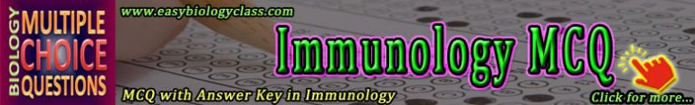 Immunology MCQ with Answers | EasyBiologyClass