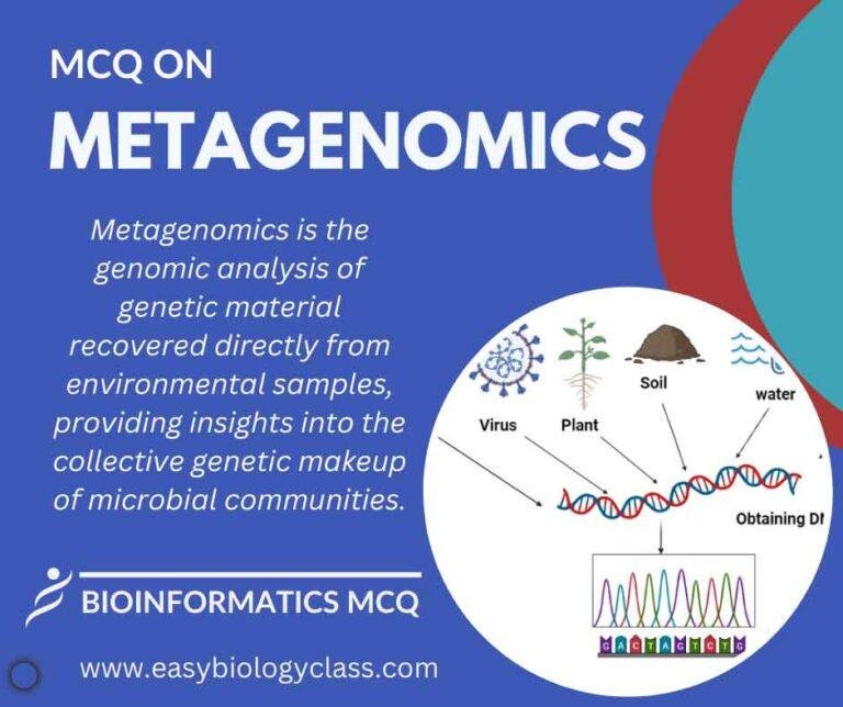 MCQ on Metagenomics | EasyBiologyClass MCQ on Metagenomics | EasyBiologyClass