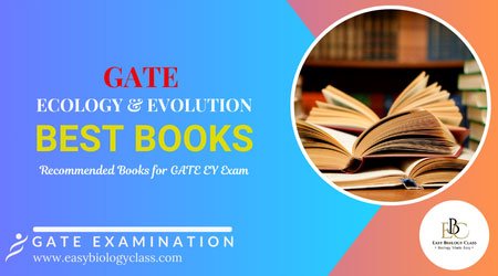 Best Books for GATE Ecology and Evolution (GATE EY) | EasyBiologyClass