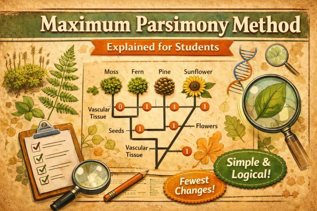 Maximum Parsimony Method | EasyBiologyClass