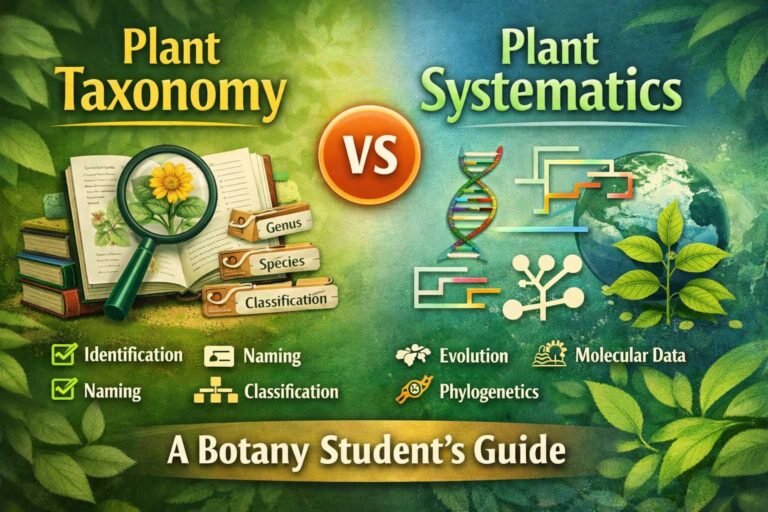 Plant Taxonomy vs Plant Systematics | EasyBiologyClass