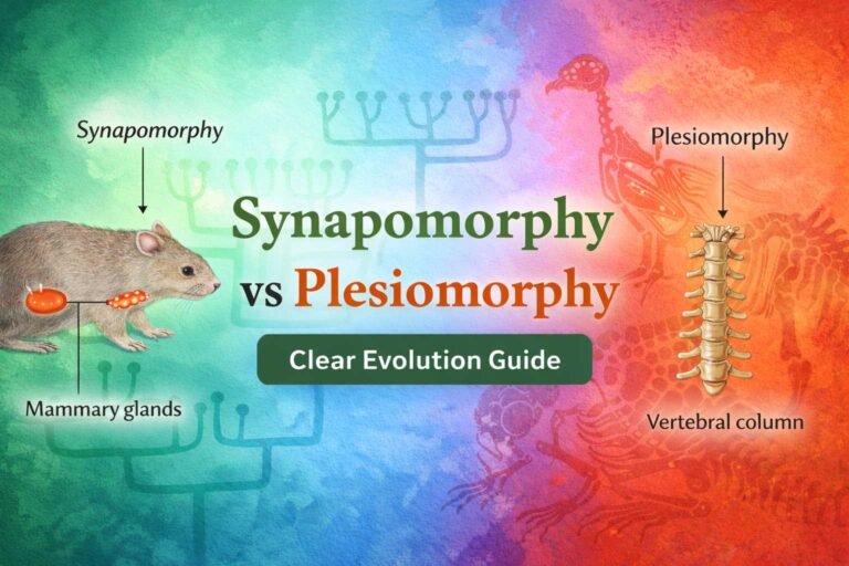 Synapomorphy vs Plesiomorphy | EasyBiologyClass